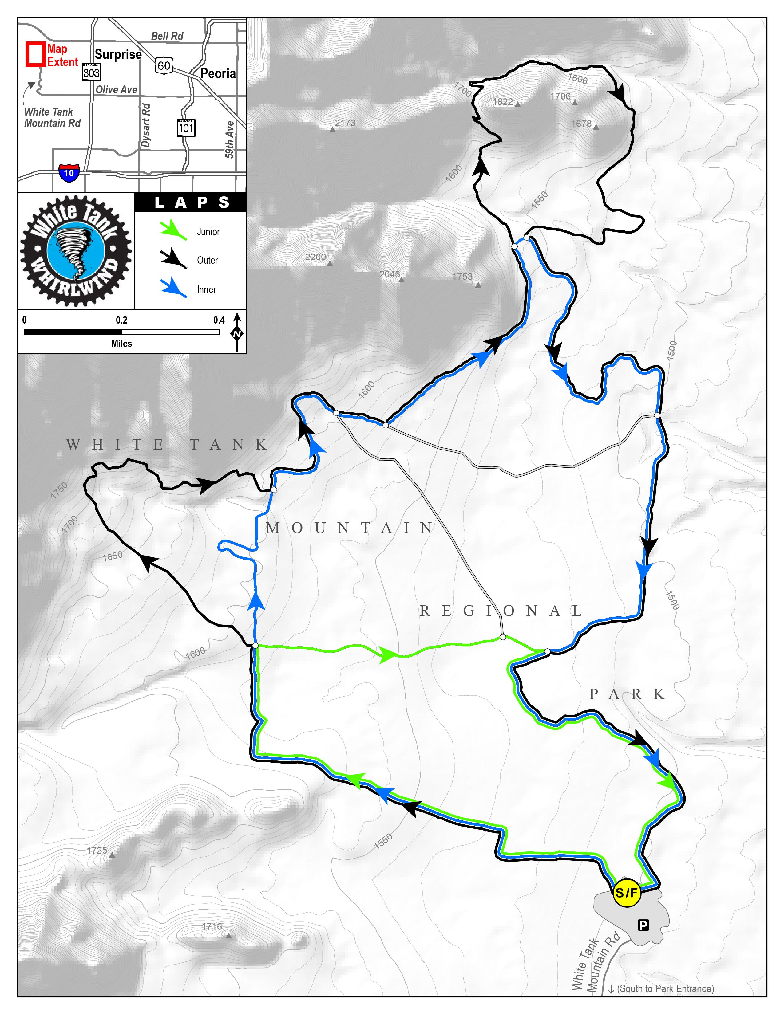White Tank Map | The Mountain Bike Association of Arizona